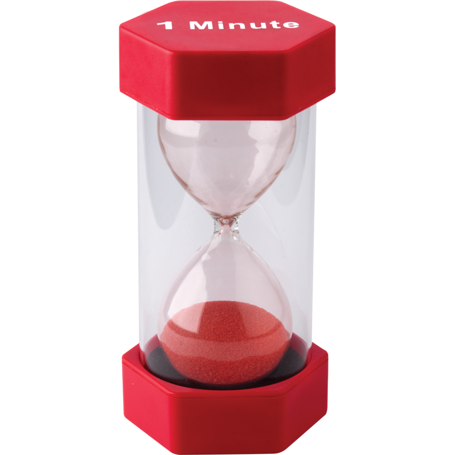 1 Minute Sand Timer Large TCR20657 Teacher Created Resources