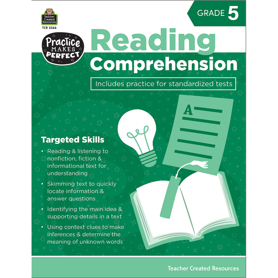Reading Comprehension Grade 5 TCR3366 Teacher Created Resources