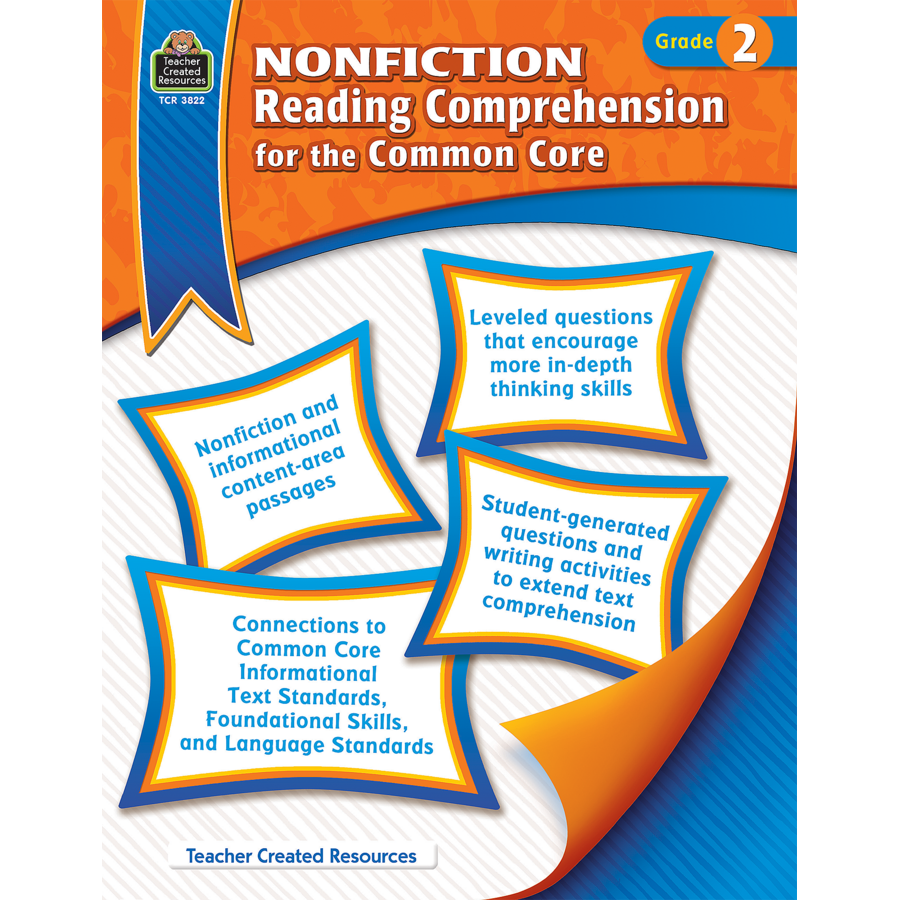 Nonfiction Reading Comprehension For The Common Core Grade 2 TCR3822 