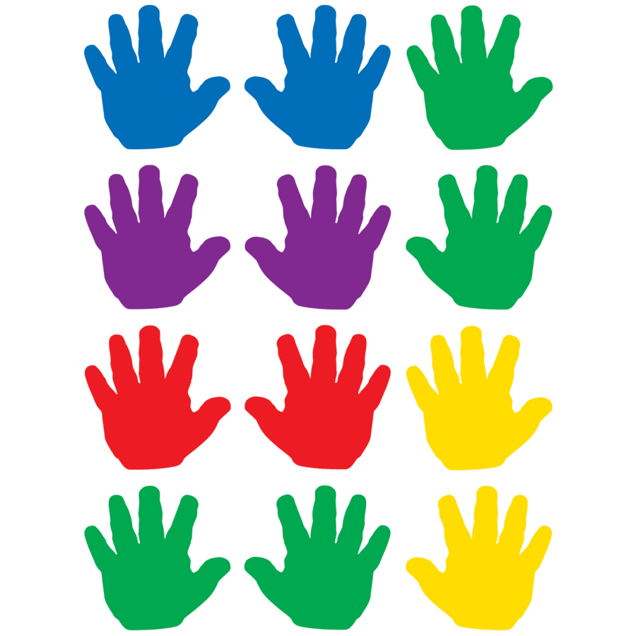 Handprints Mini Accents - TCR5137 | Teacher Created Resources
