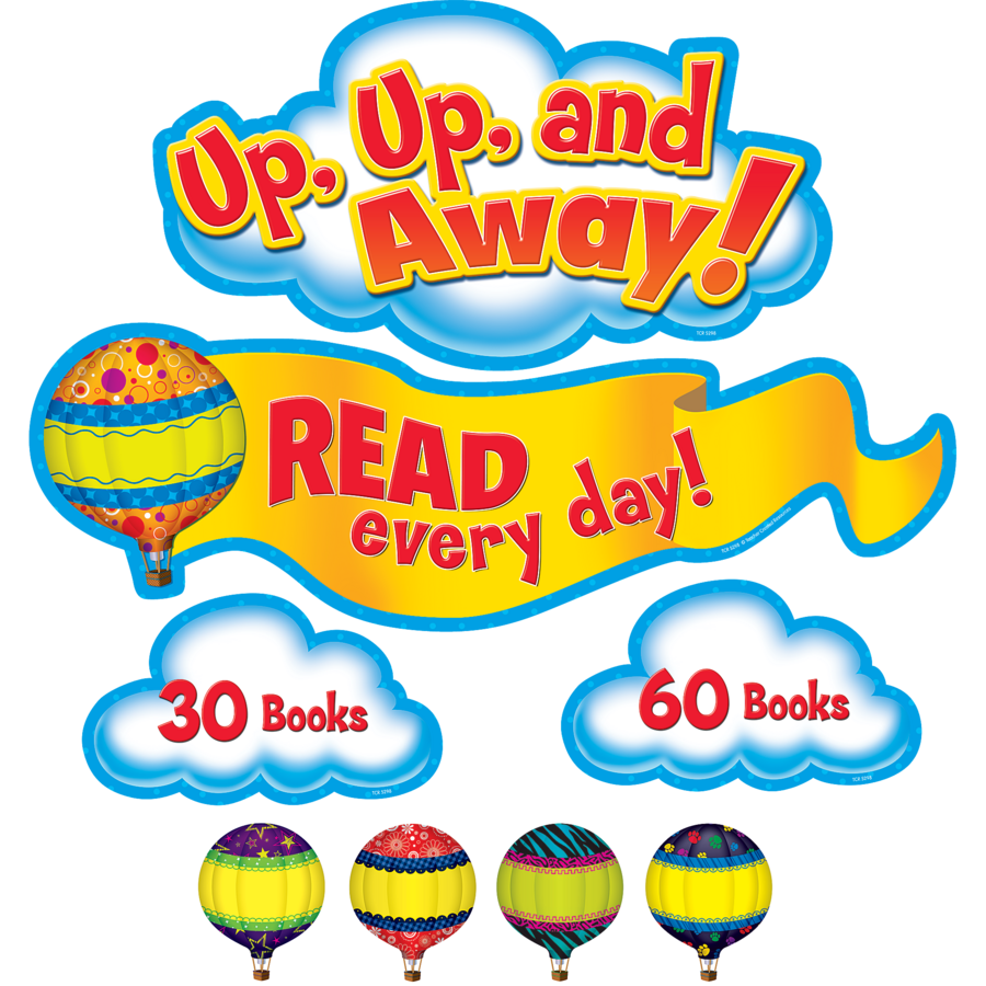 Read Every Day Bulletin Board Display Set - TCR5298 | Teacher Created ...