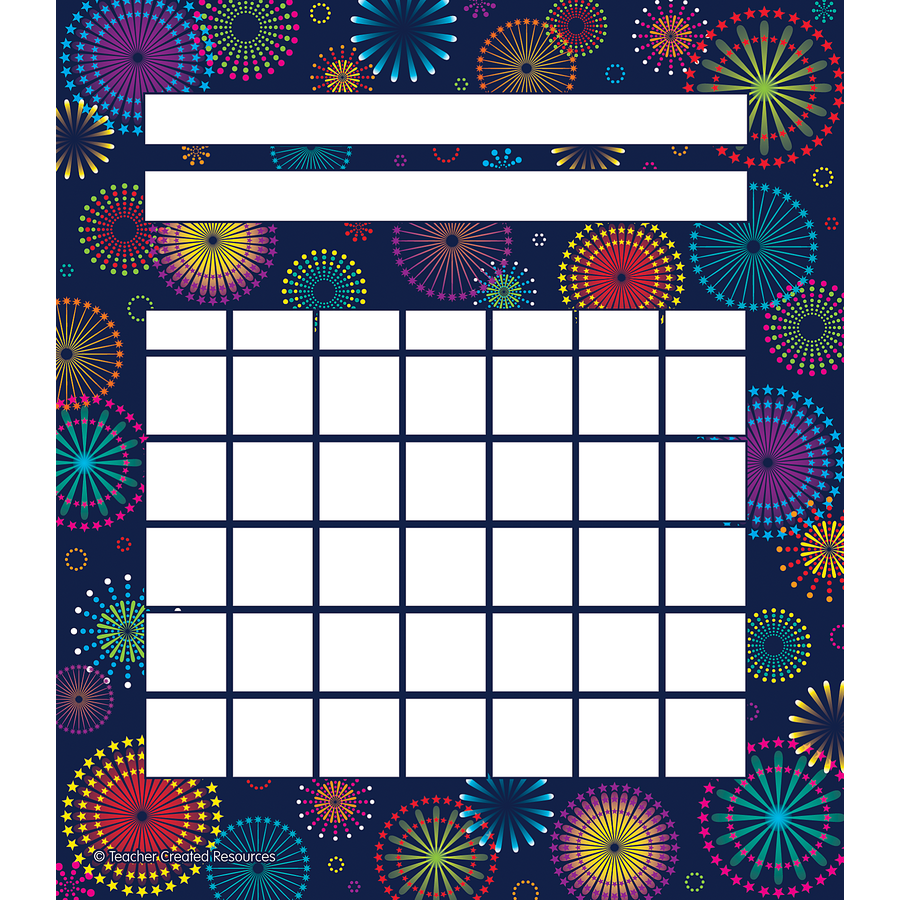 Fireworks Incentive Charts - TCR5447 | Teacher Created Resources