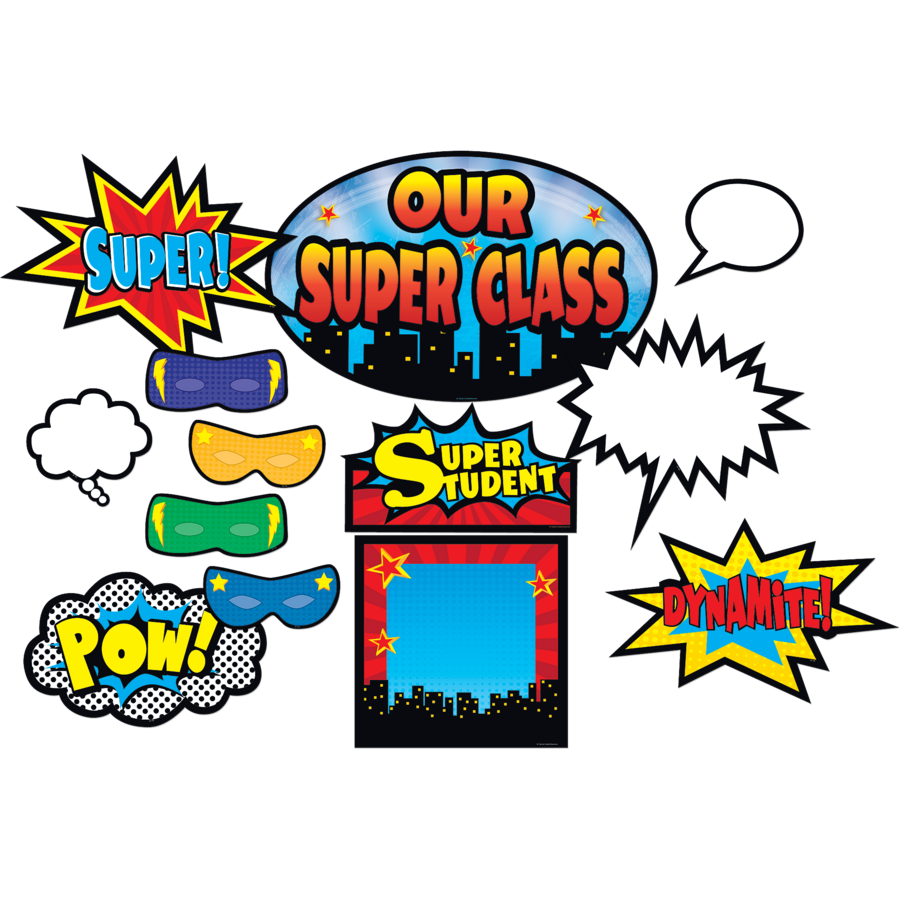 Superhero Bulletin Board Display Set - TCR5568 | Teacher Created Resources