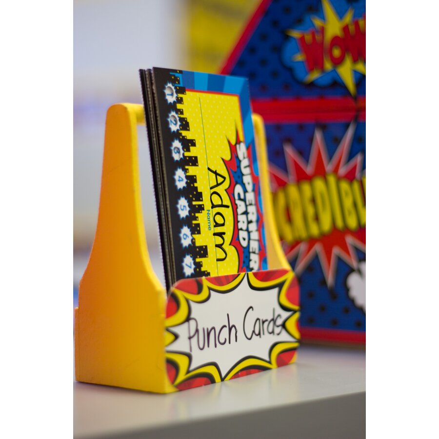 Superhero Punch Cards - TCR5607 | Teacher Created Resources