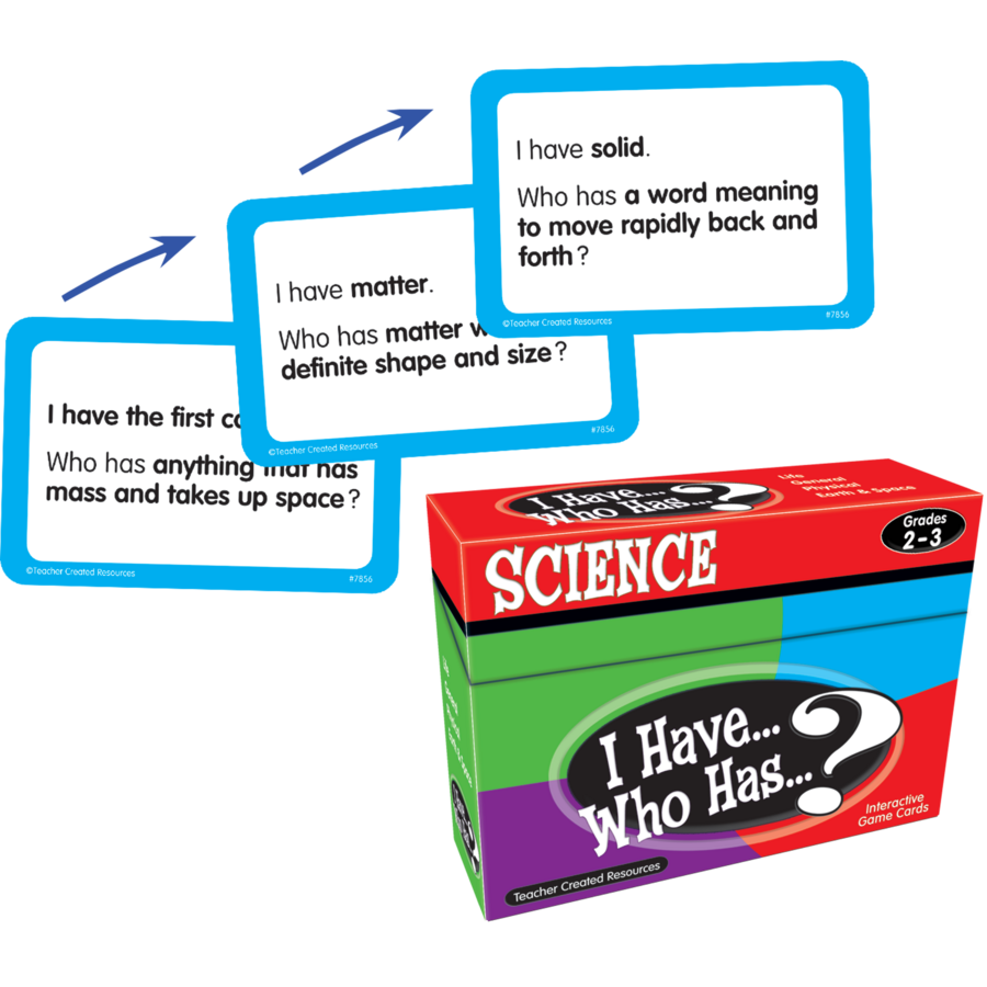 I Have, Who Has Science Game Grade 2-3 - TCR7856 | Teacher Created ...