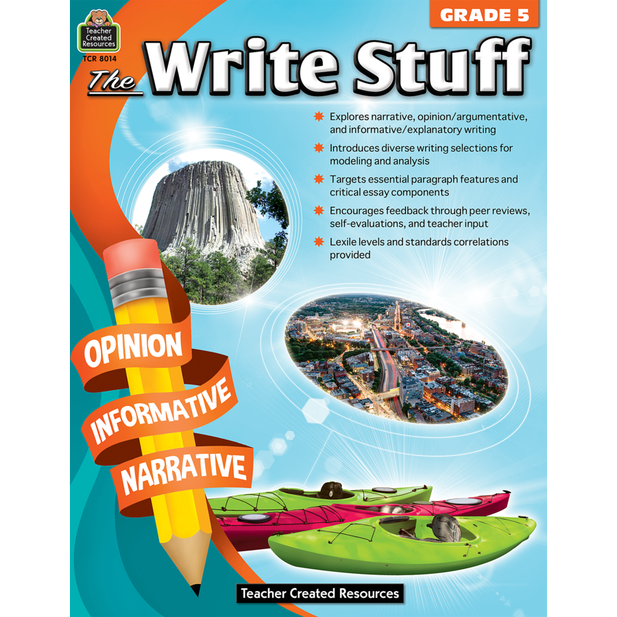 The Write Stuff Grade 5 - TCR8014 | Teacher Created Resources