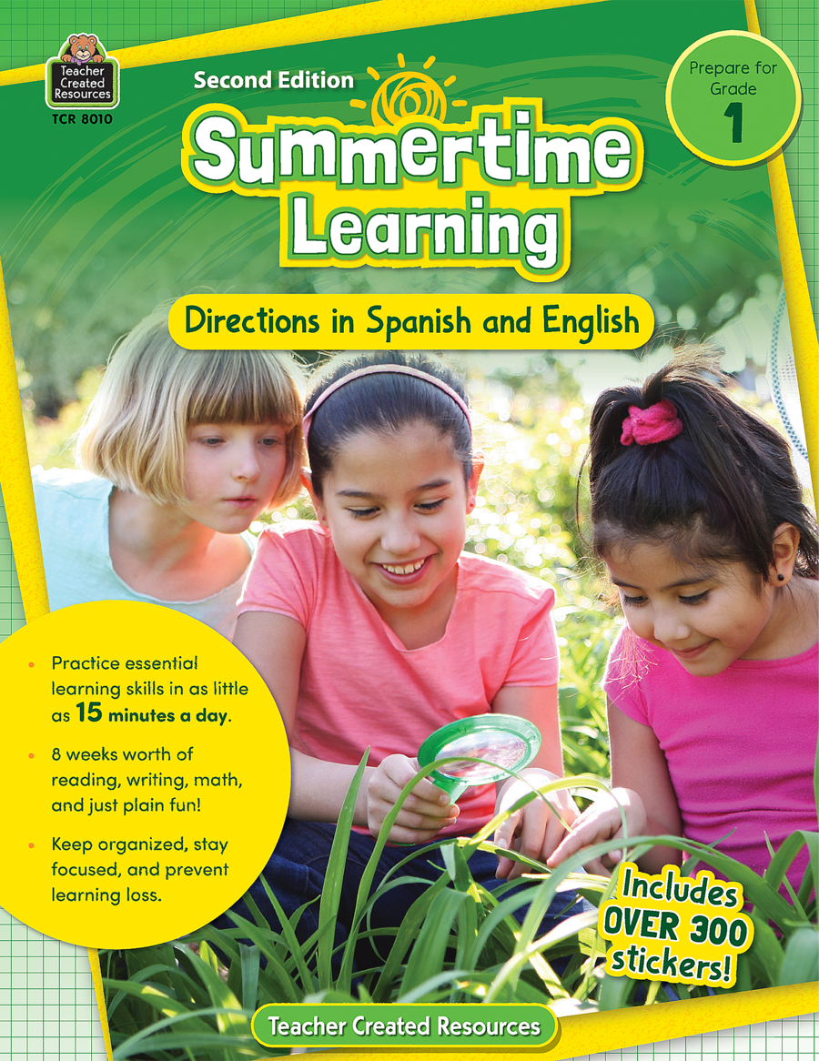 Summertime Learning Grade 1 - Spanish Directions - TCR8010 « Products ...
