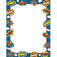 Superhero Computer Paper - TCR5629 | Teacher Created Resources