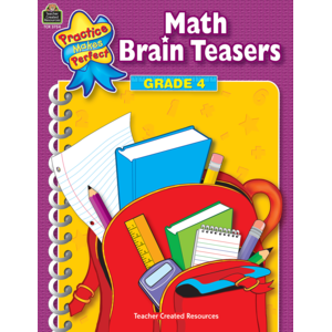 Math Brain Teasers Grade 4 - TCR3754 | Teacher Created Resources