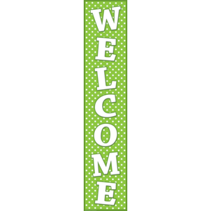 Polka Dots Welcome Banner - TCR4854 | Teacher Created Resources