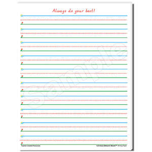 Smart Start 1-2 Writing Paper: 40 Sheet Tablet - TCR76530 | Teacher ...
