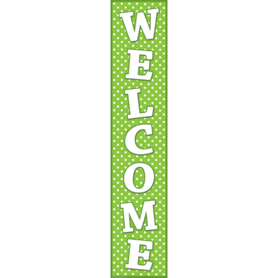 Polka Dots Welcome Banner - TCR4854 | Teacher Created Resources