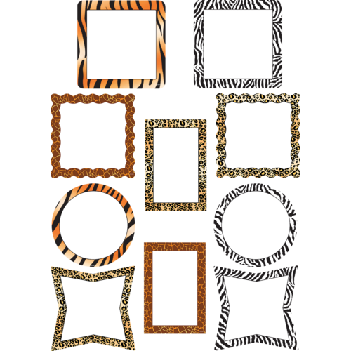 Picture Frame Animal Prints Accents - TCR5098 | Teacher Created Resources