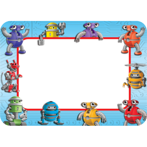 Robots Name Tags/Labels - TCR5248 | Teacher Created Resources