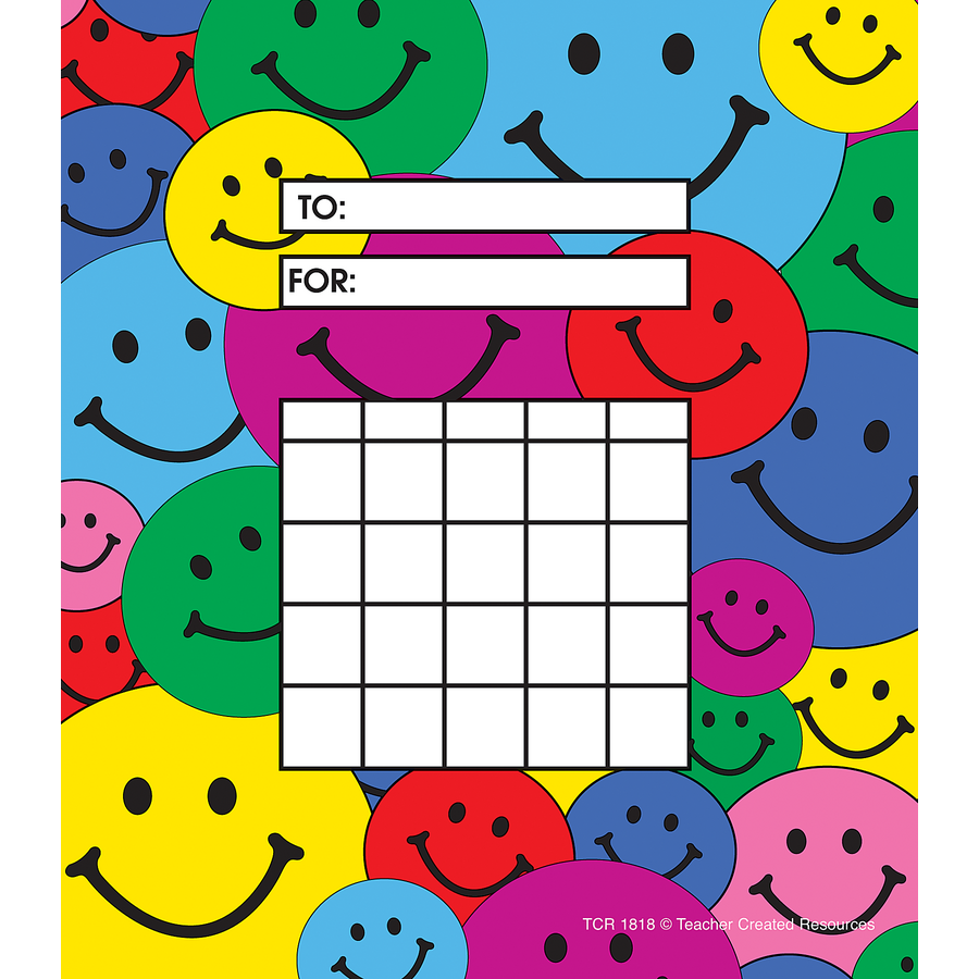 Happy Faces Incentive Charts - TCR1818 | Teacher Created Resources