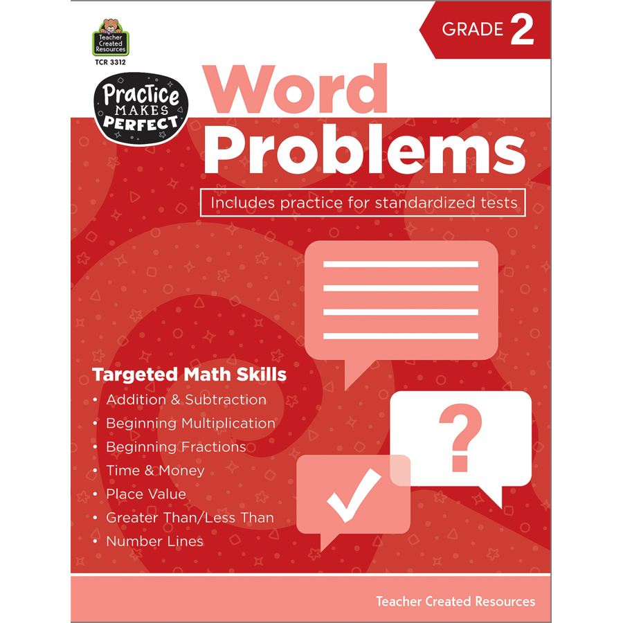 Word Problems Grade 2 TCR3312 Teacher Created Resources