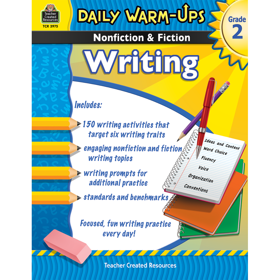 Daily Warm Ups Nonfiction Fiction Writing Grade 2 TCR3975 Daily Warm Ups Nonfiction Fiction Writing Grade 2 TCR3975