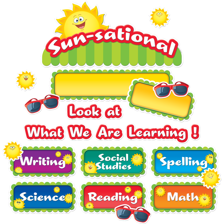 Happy Suns Sunsational Work Bulletin Board Display Set - TCR5438 ...
