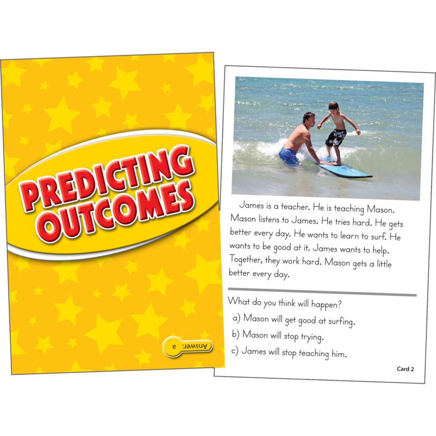 Predicting Outcomes Practice Cards Yellow Level - TCR62993 | Teacher ...