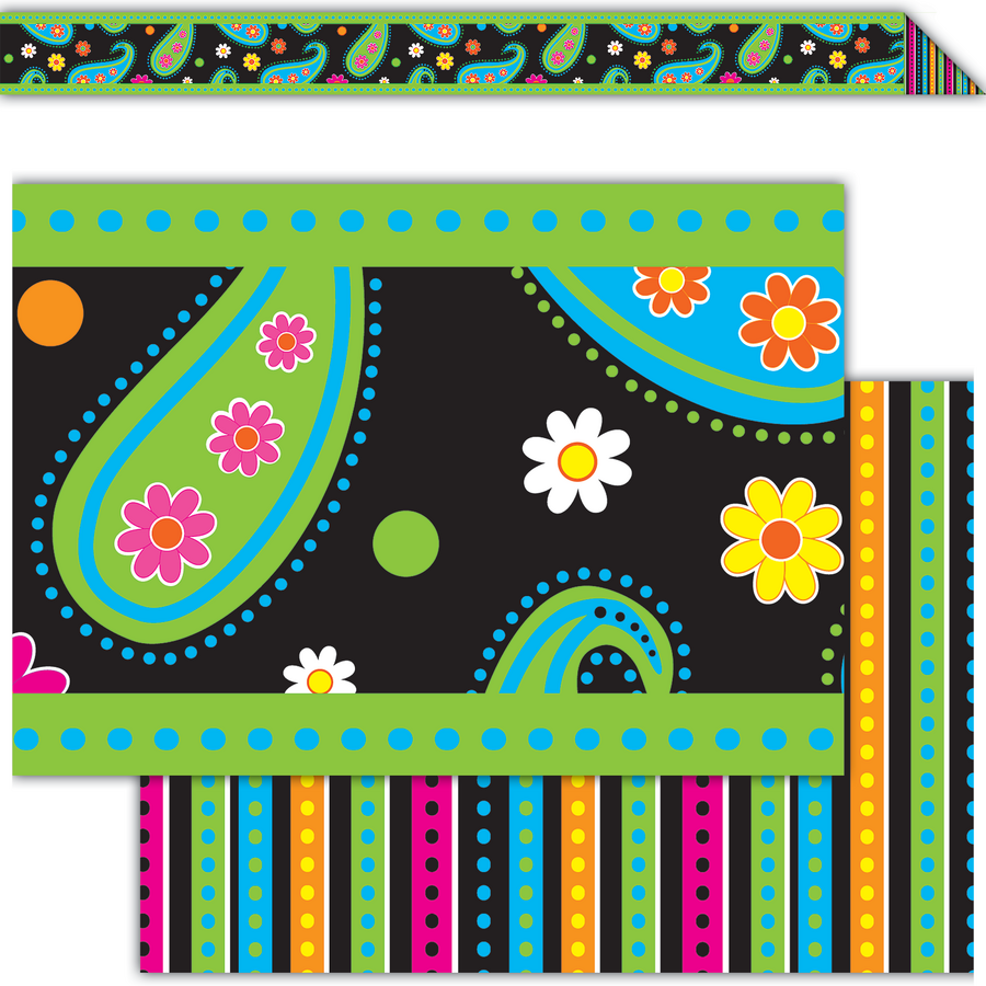 Perfect Paisleys Double-Sided Border - TCR73136 | Teacher Created Resources