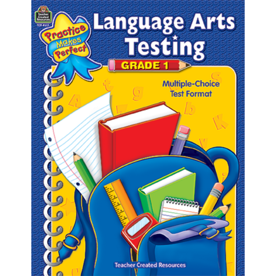 Language Arts Testing Grade 1 TCR8612 Teacher Created Resources Language Arts Testing Grade 1 TCR8612 Teacher Created Resources