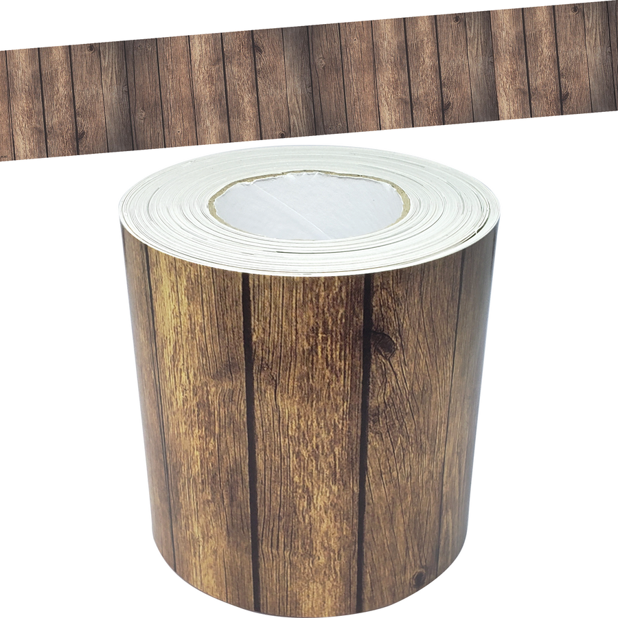 Dark Wood Straight Rolled Border Trim - TCR8938 | Teacher Created Resources Dark Wood Straight Rolled Border Trim - TCR8938 | Teacher Created Resources