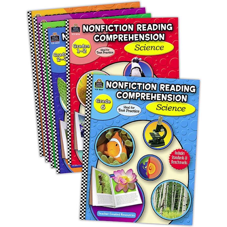 Nonfiction Reading Comprehension: Science Set (6 books) - TCR9862 ...