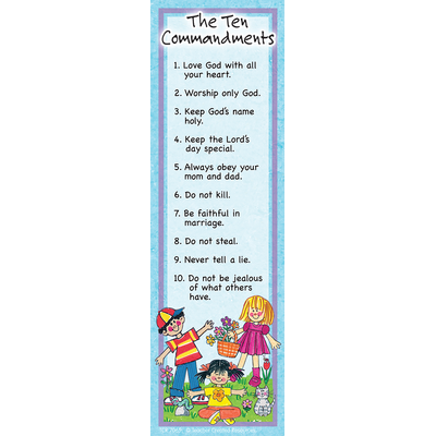 Ten Commandments Bookmarks - TCR7065 | Teacher Created Resources