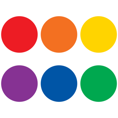 Spot On Carpet Markers Colorful Circles - 7" - TCR77001 | Teacher ...