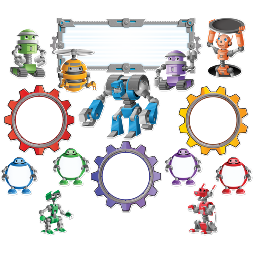 Robots Bulletin Board Display Set - TCR5253 | Teacher Created Resources