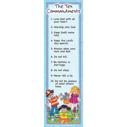 Ten Commandments Bookmarks - TCR7065 | Teacher Created Resources