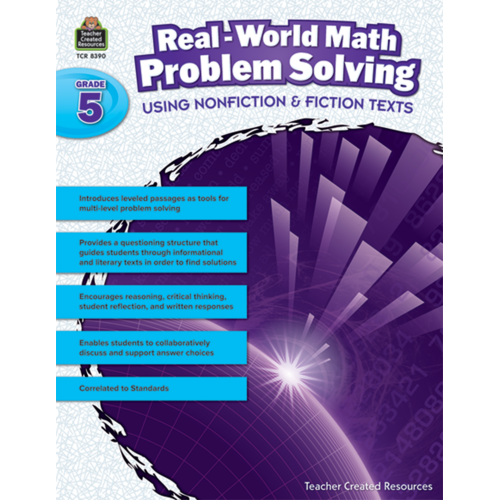 Real World Math Problem Solving Grade 5 TCR8390 Teacher Created 