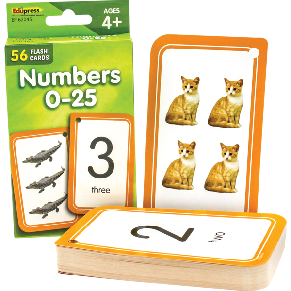 Numbers 0-25 Flash Cards - TCR62045 | Teacher Created Resources