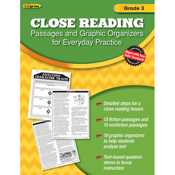 Close Reading Practice Book Grade 3 - TCR62561 | Teacher Created Resources