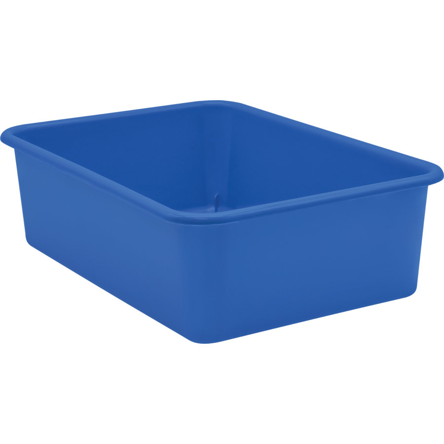 Blue Large Plastic Storage Bin 6 Pack - TCR2088597 | Teacher Created ...