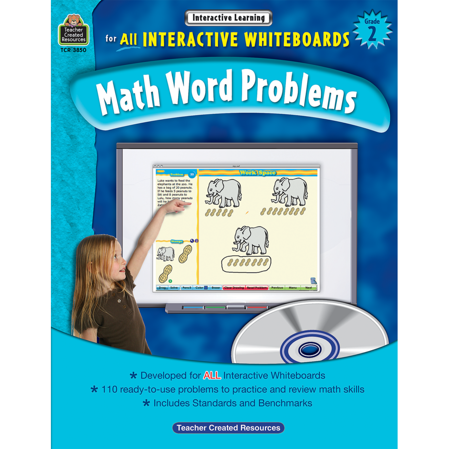 Interactive Learning Math Word Problems Grade 2 TCR3850 Teacher