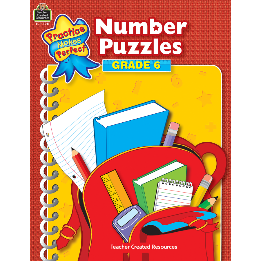 Number Puzzles Grade 6 - TCR3911 | Teacher Created Resources