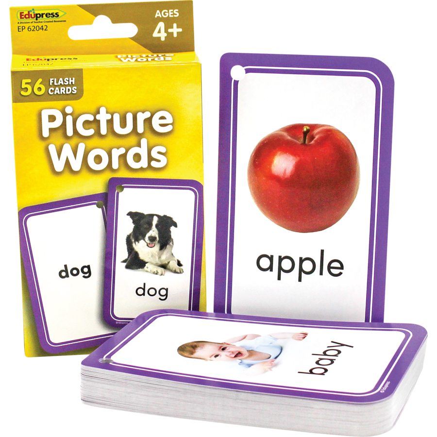 Picture Words Flash Cards TCR62042 Teacher Created Resources
