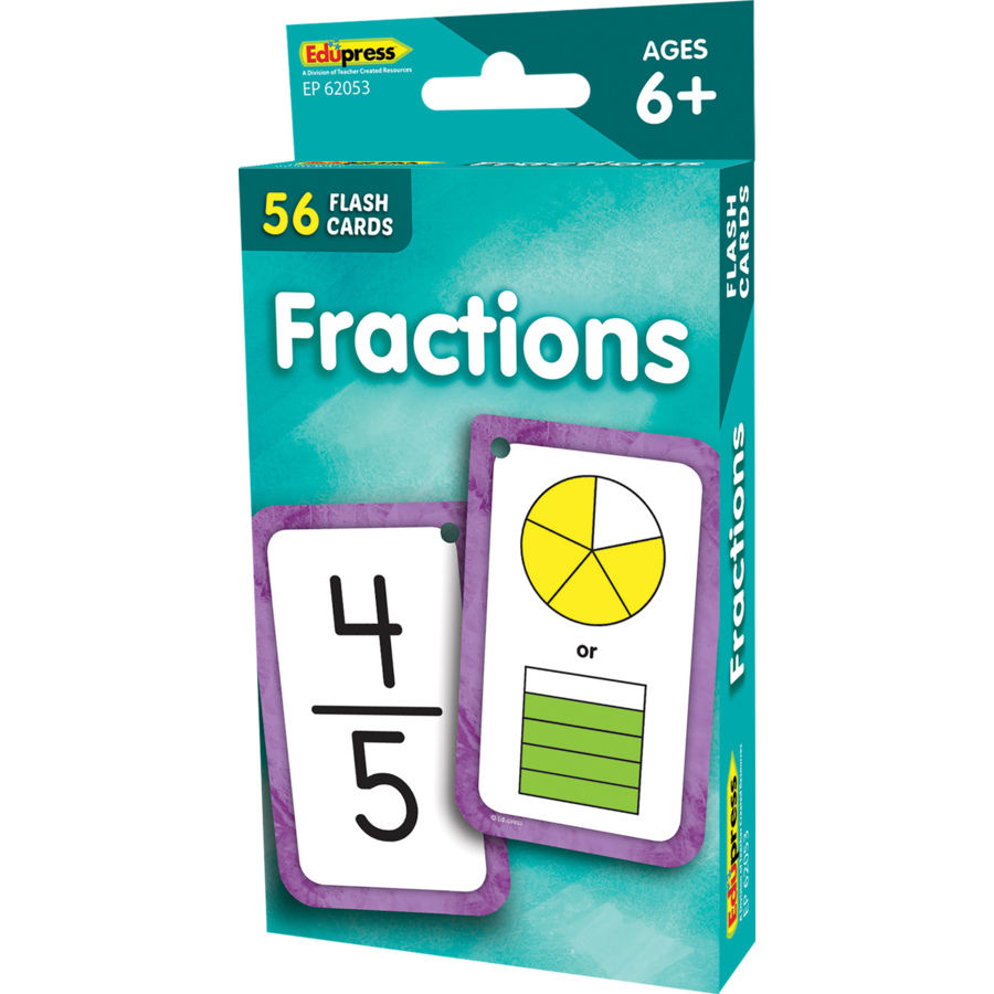 Fractions Flash Cards - TCR62053 | Teacher Created Resources