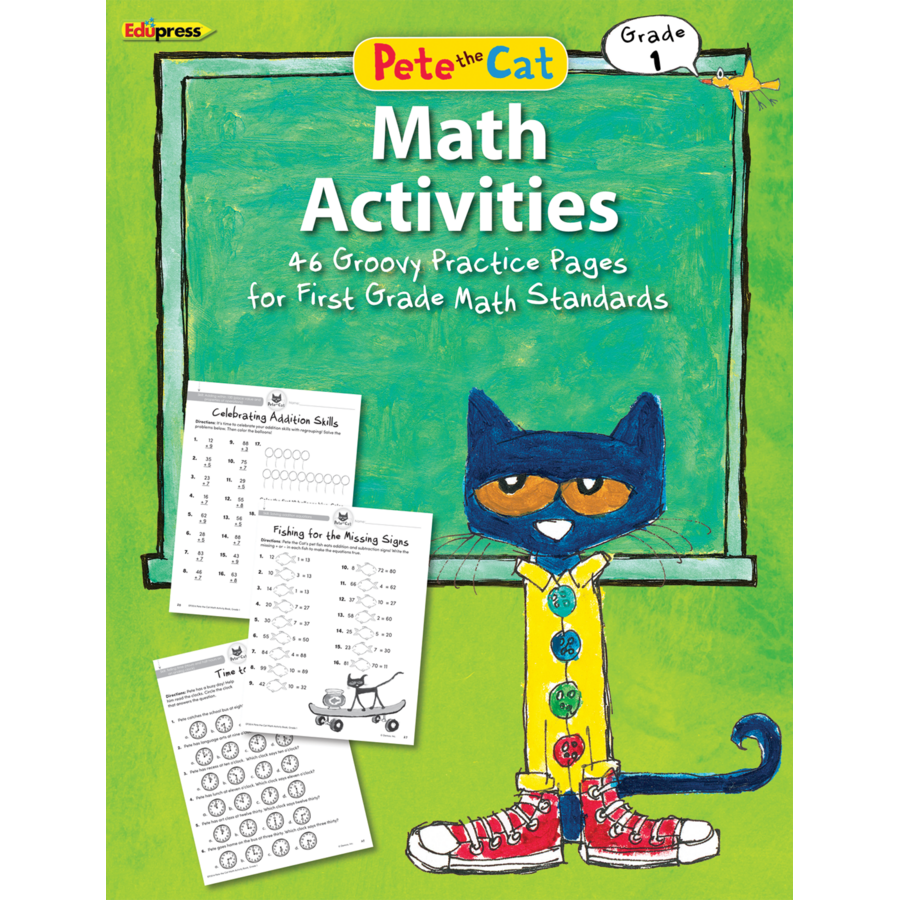 Pete The Cat Math Workbook Grade 1 TCR63514 Teacher Created Resources Pete The Cat Math Workbook Grade 1 TCR63514 Teacher Created Resources