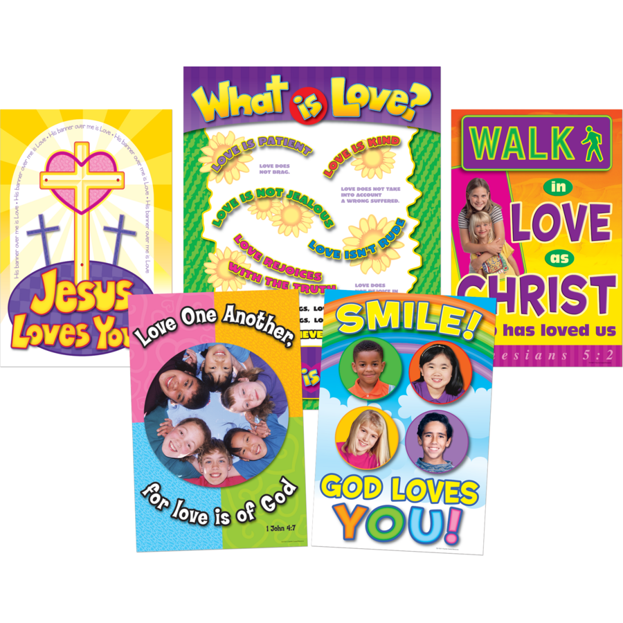 God is Love Bulletin Board Display Set - TCR7037 | Teacher Created ... God is Love Bulletin Board Display Set - TCR7037 | Teacher Created ...