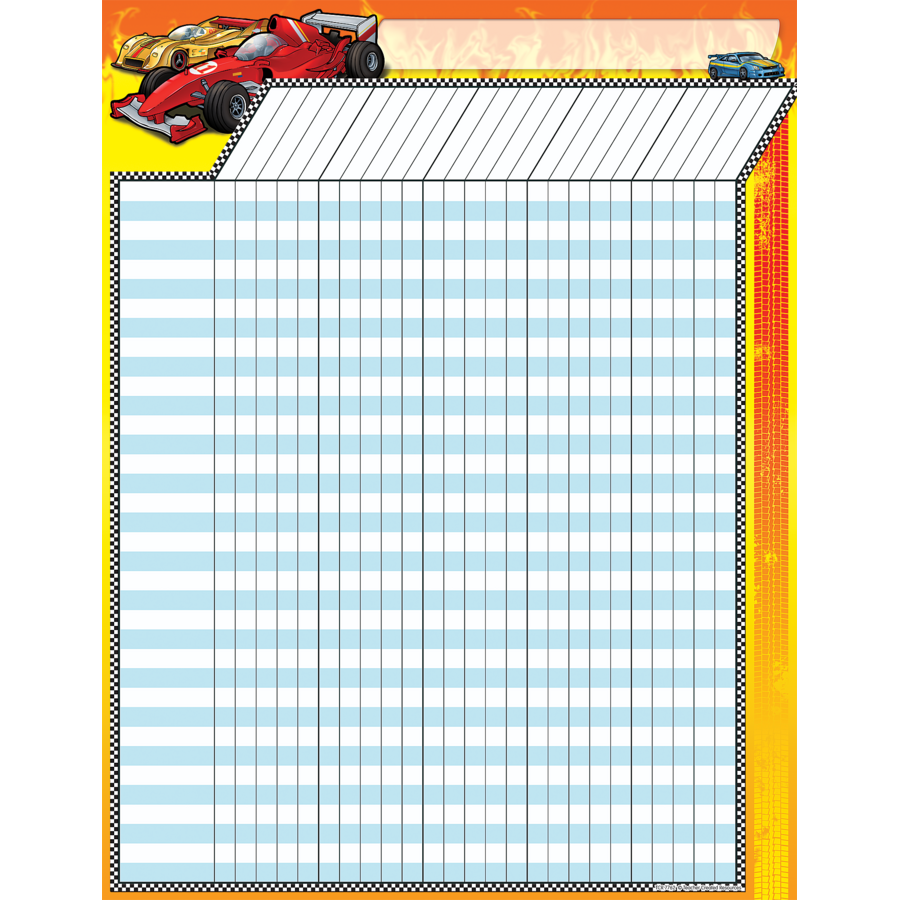 Race Cars Incentive Chart - TCR7762 | Teacher Created Resources