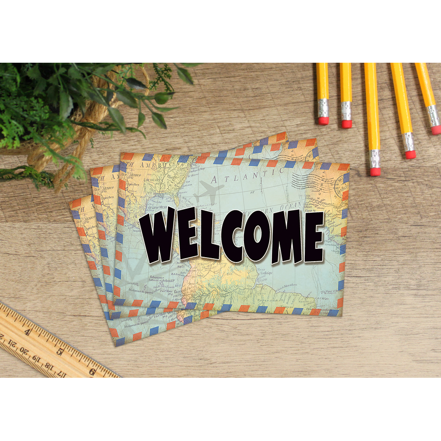 Travel the Map Welcome Postcards - TCR8565 | Teacher Created Resources