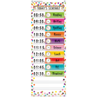 Confetti 14 Pocket Daily Schedule Pocket Chart - TCR20330 | Teacher ...