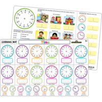 Time Learning Mat - TCR21023 | Teacher Created Resources