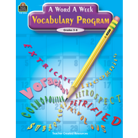 A Word A Week Vocabulary Program - TCR2516 | Teacher Created Resources