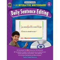 Interactive Learning: Daily Sentence Editing Grade 6 - TCR3891 ...