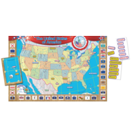 US Map (Repositionable) Bulletin Board Display Set - TCR4403 | Teacher ...