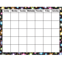 Fancy Stars Calendar Chart - TCR7748 | Teacher Created Resources