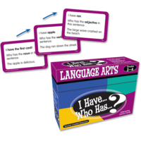 I Have, Who Has Language Arts Game Grade 3-4 - TCR7816 | Teacher ...